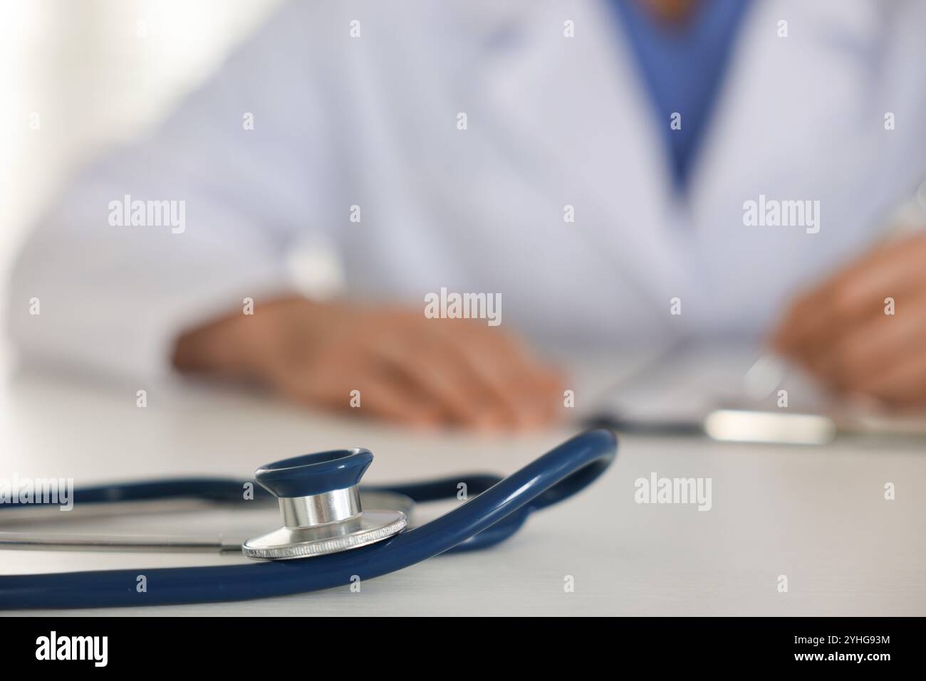 Doctor working table focus hi-res stock photography and images - Alamy