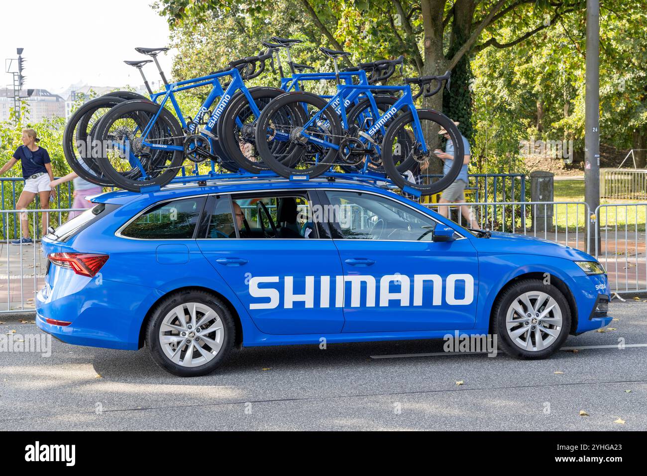 Europe‘s biggest cycling race is held in Hamburg and the surrounding ...