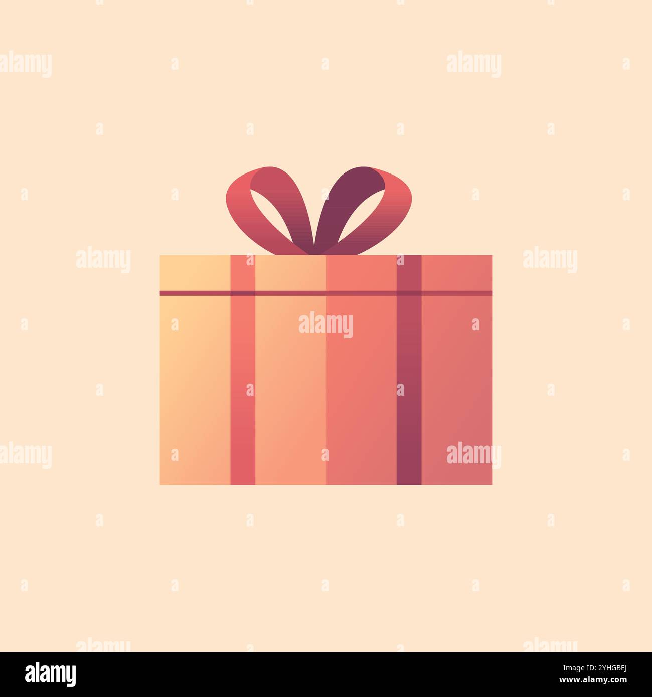 Gift box cartoon illustration. Vector illustration Stock Vector Image ...