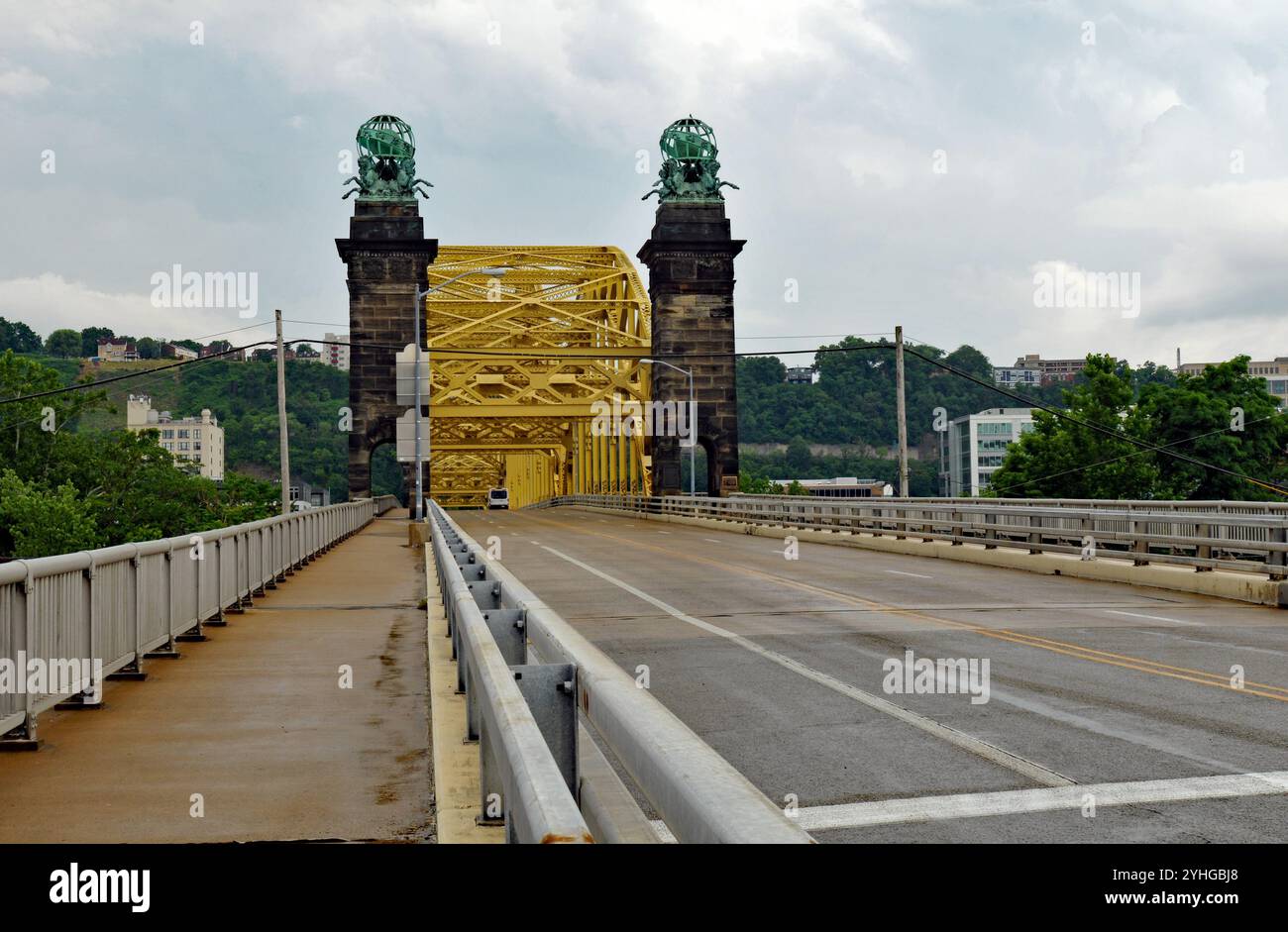 The historic 16th Street Bridge (David McCullough Bridge) crosses the ...