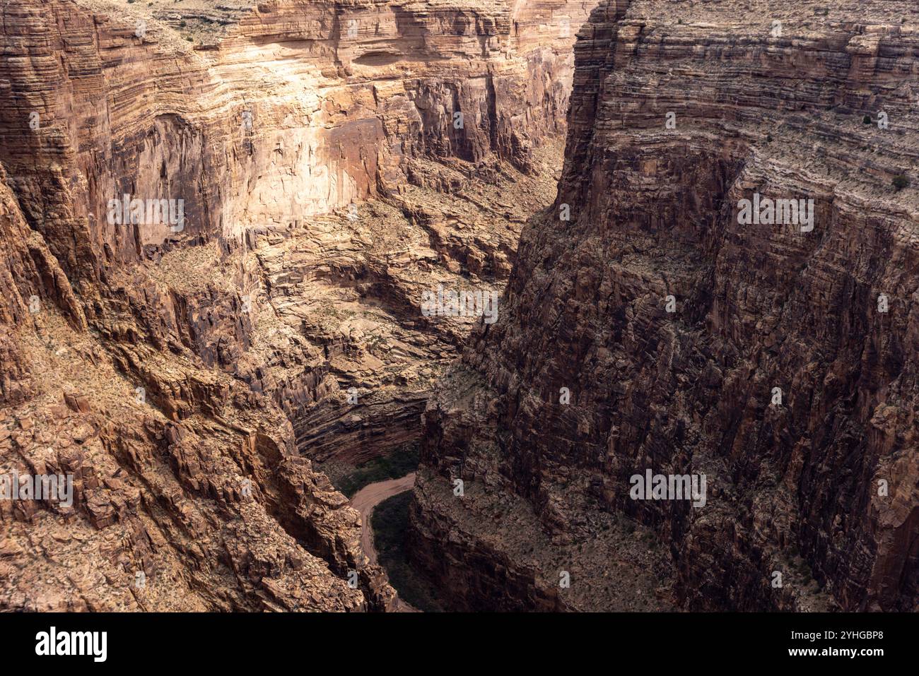The Little Colorado River Gorge adjacent to Grand Canyon National Park ...