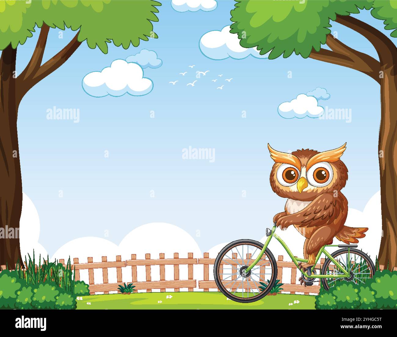Fence bicycle Stock Vector Images - Alamy