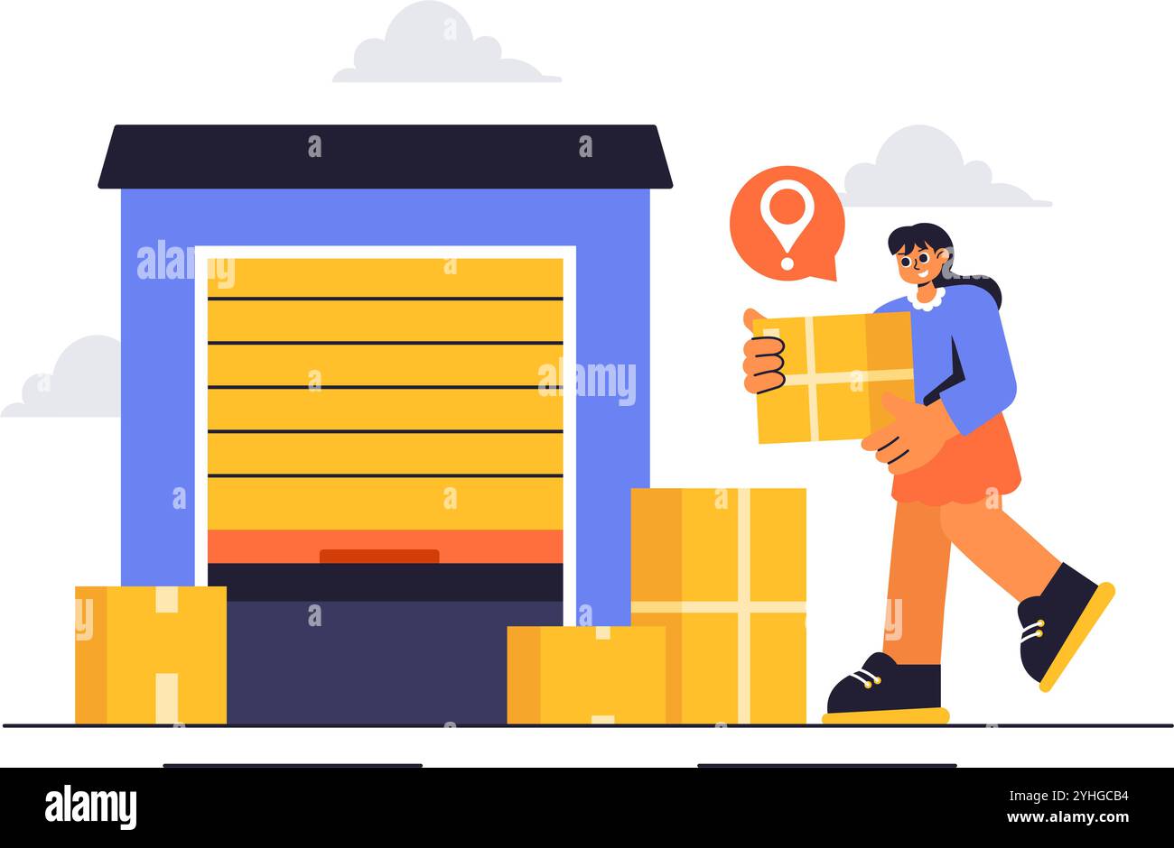 Shipping container storage unit Cut Out Stock Images & Pictures - Alamy