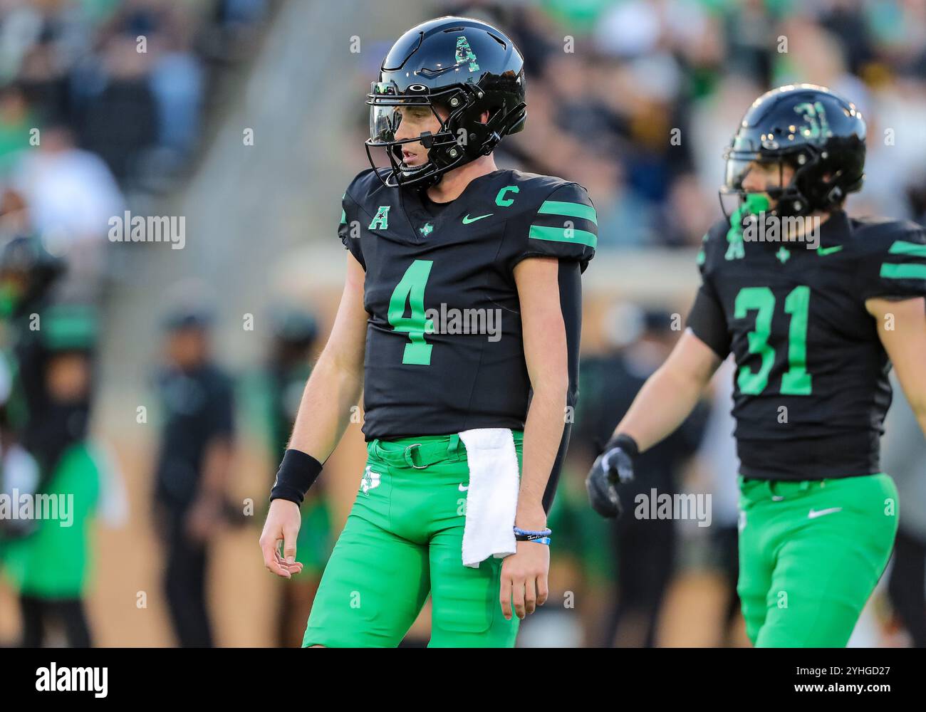 November 09, 2024:.North Texas Mean Green quarterback Chandler Morris ...