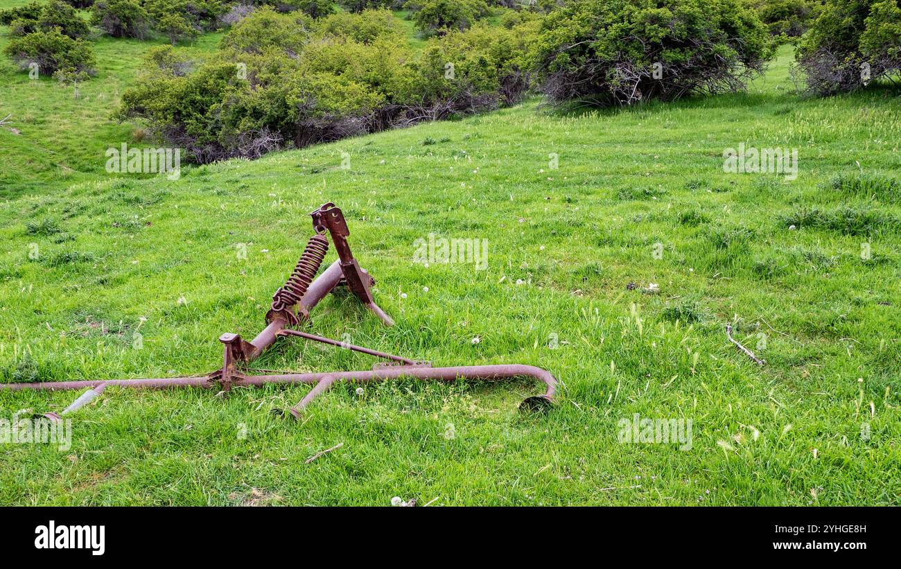 Vintage plow agricultural farm equipment hi-res stock photography and ...