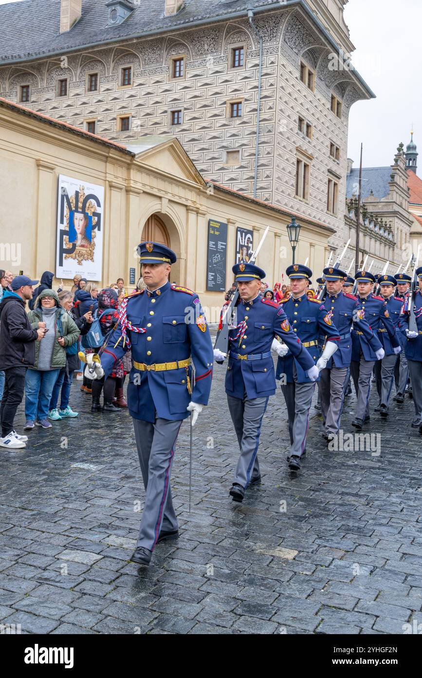 The presidents military guard changes at 1200 hours each day at the ...