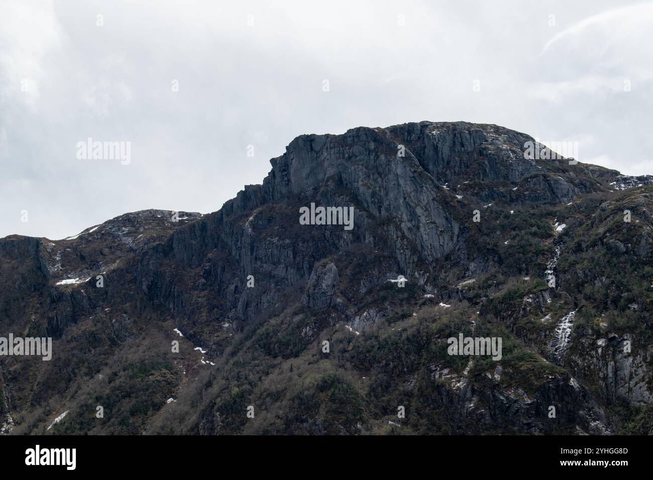 The view from the top of a cliff face in Gros Morne offers a ...