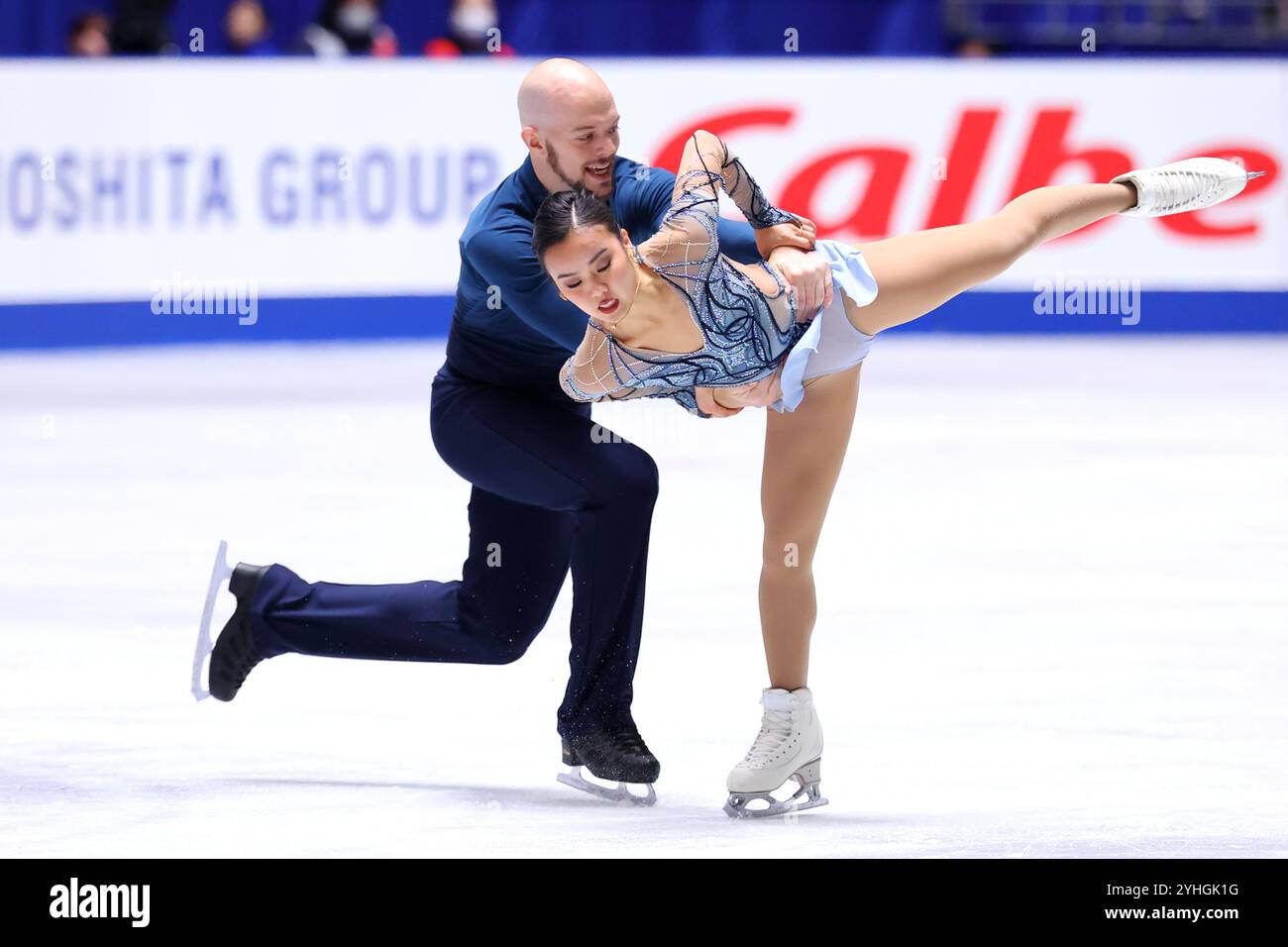 Yoyogi 1st Gymnasium, Tokyo, Japan. 9th Nov, 2024. Ellie Kam & Danny O ...