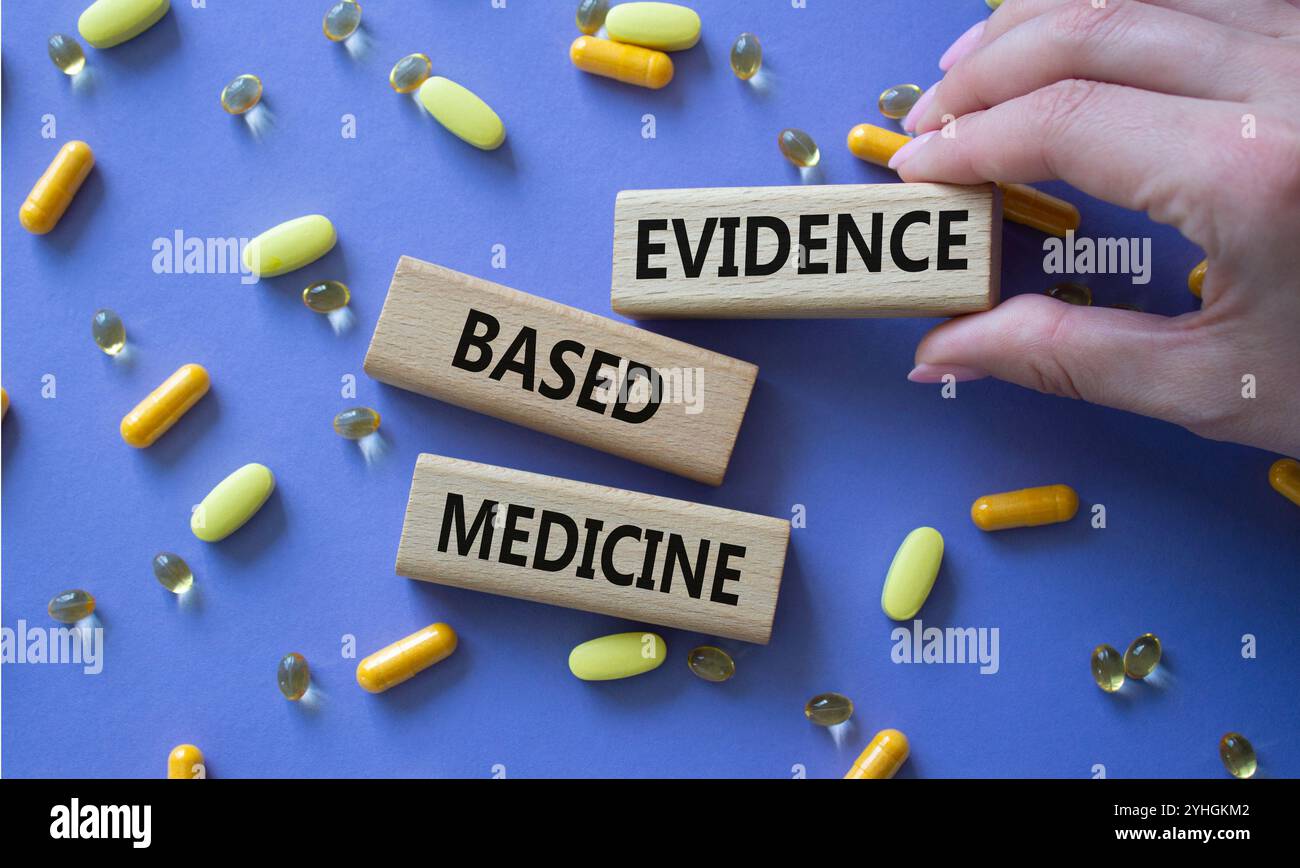 Evidence Based Medicine symbol. Concept word Evidence Based Medicine on ...