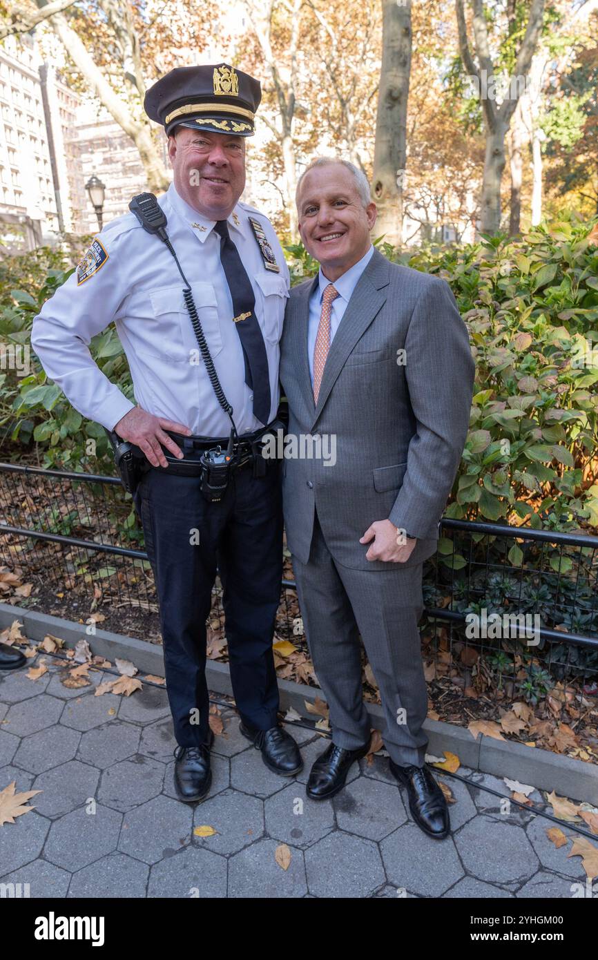 New York, NY, USA,11 November 2024: NYPD Assistant Chief James McCarthy ...