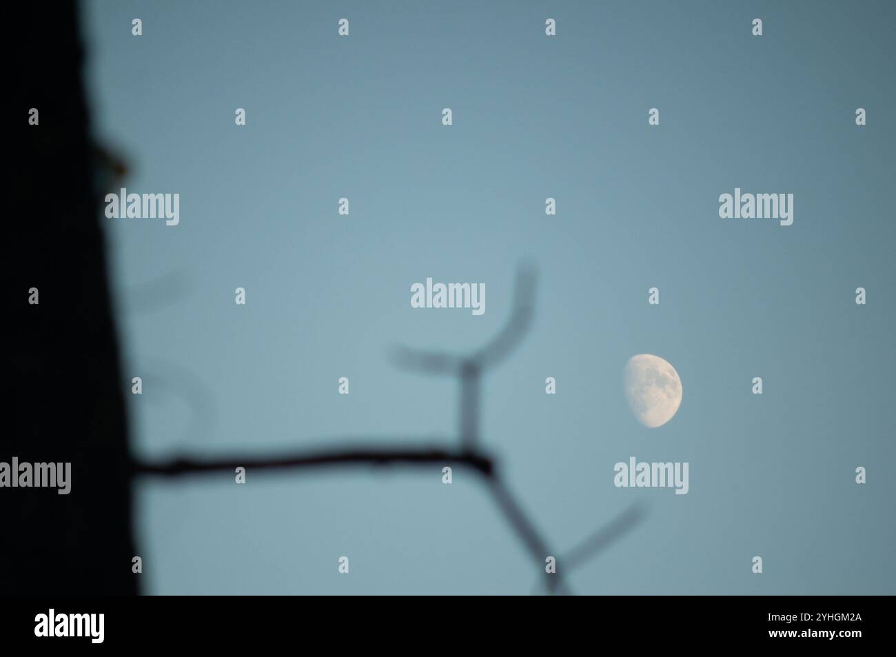 Half moon during daytime hi-res stock photography and images - Alamy