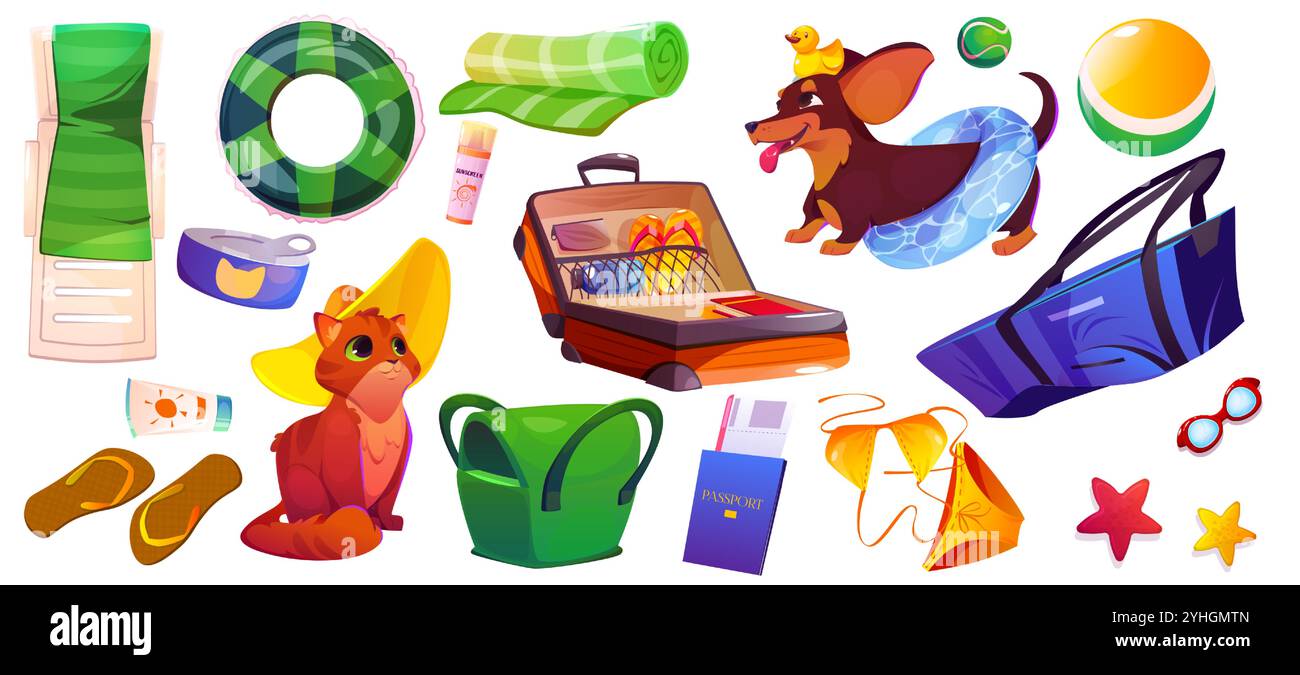 Puppy essentials Stock Vector Images - Alamy