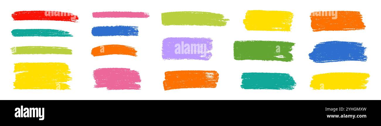 Brush box paint background text banner. Brush paint stroke for text box ...
