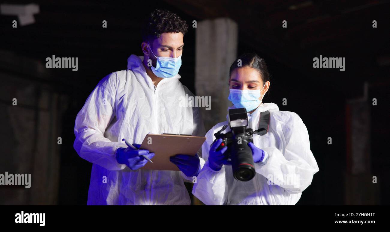 Crime scene photographer man talking hi-res stock photography and ...