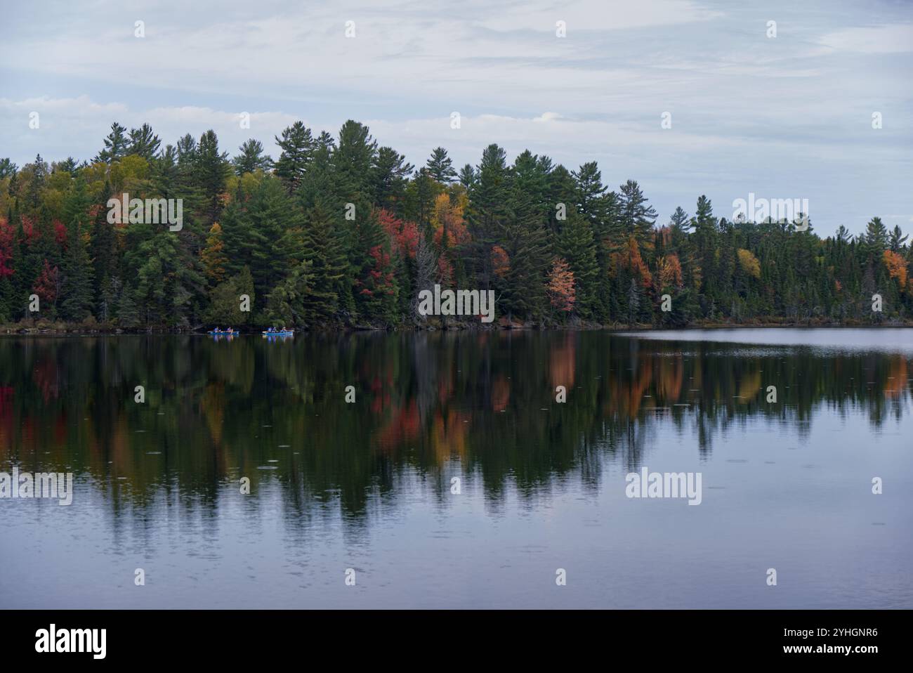 Algonquin Park, Ontario - Little Joe Lake in Autumn Stock Photo - Alamy