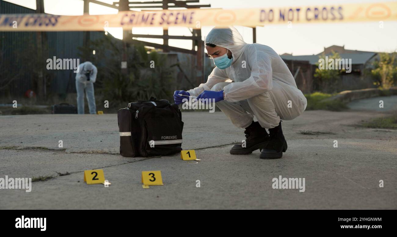 Blood sample crime scene hi-res stock photography and images - Alamy