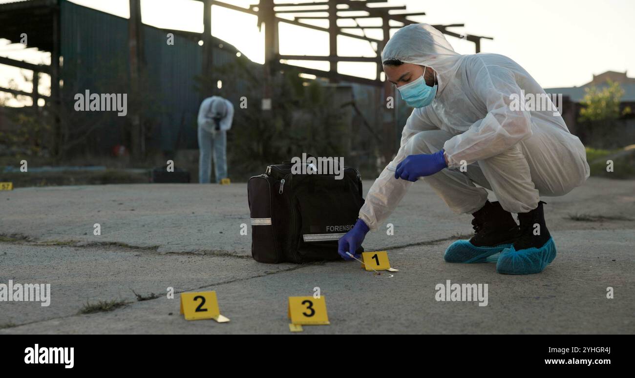 Blood sample crime scene hi-res stock photography and images - Alamy