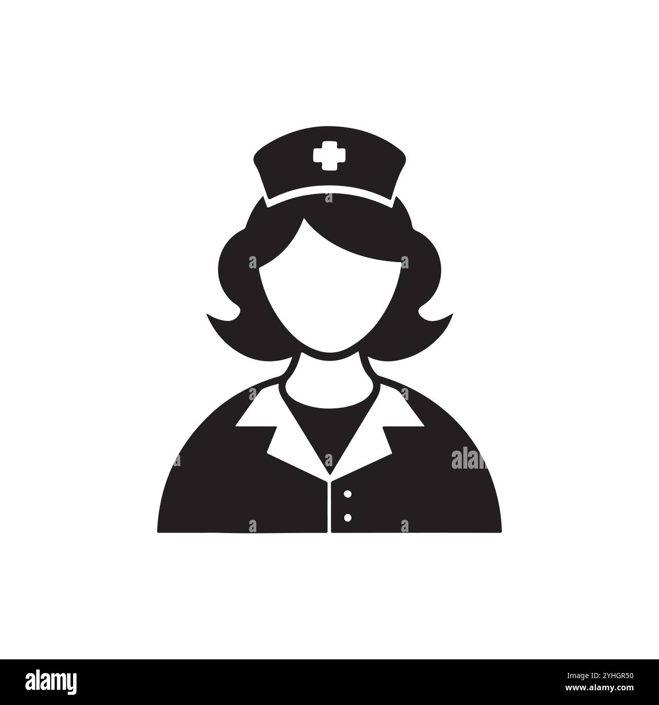 Woman Doctor Icon Physician, Medical, Healthcare, Nurse icon silhouette ...