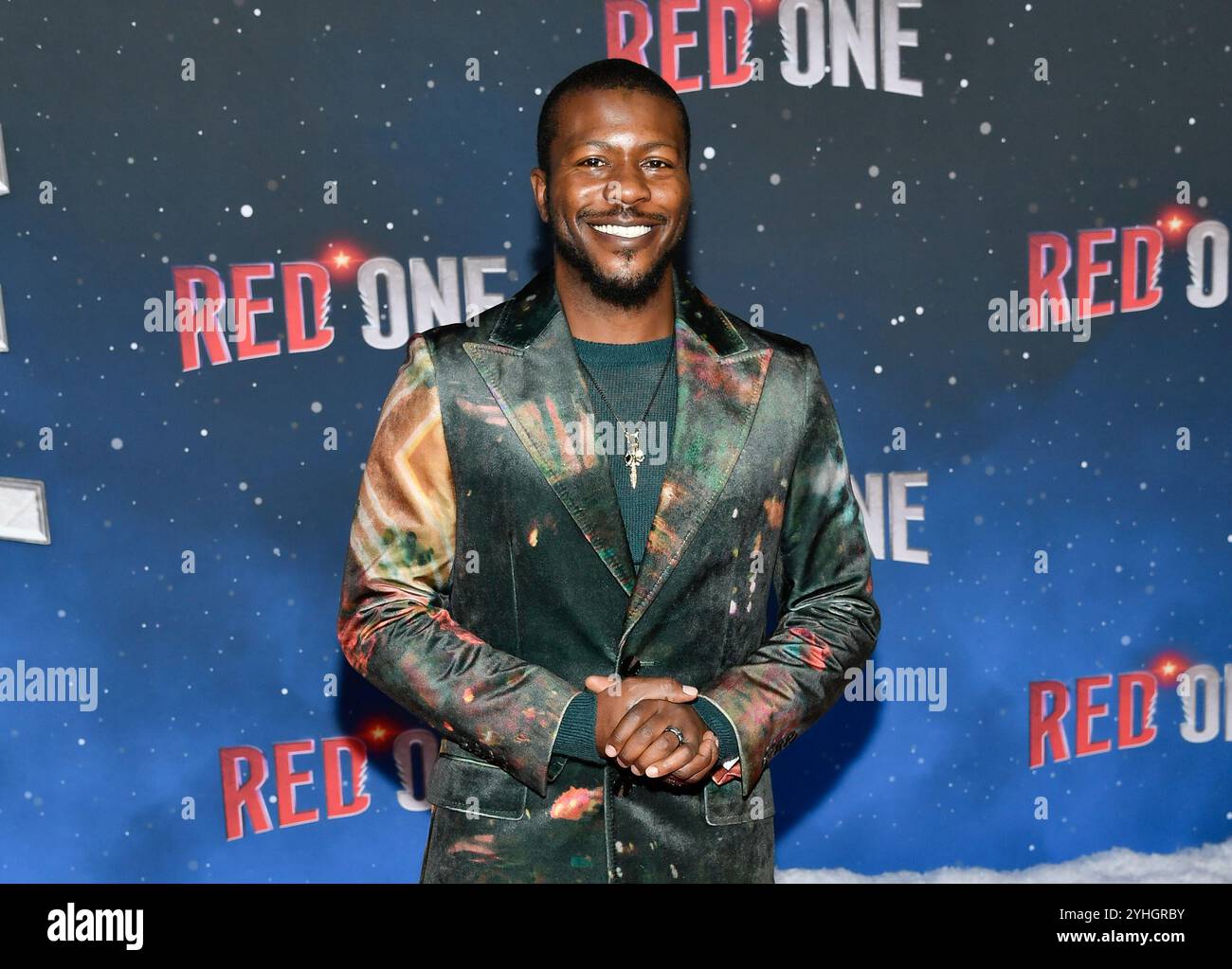Edwin Hodge attends the Amazon MGM Studios premiere of "Red One" at ...