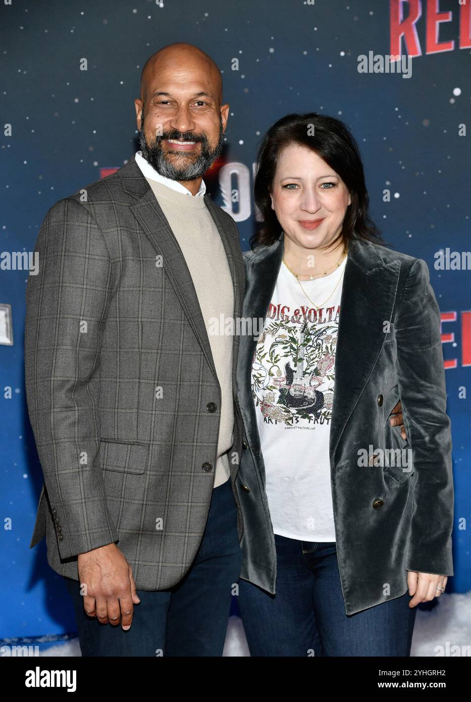Keegan-Michael Key, left, and Elisa Key attend the Amazon MGM Studios ...