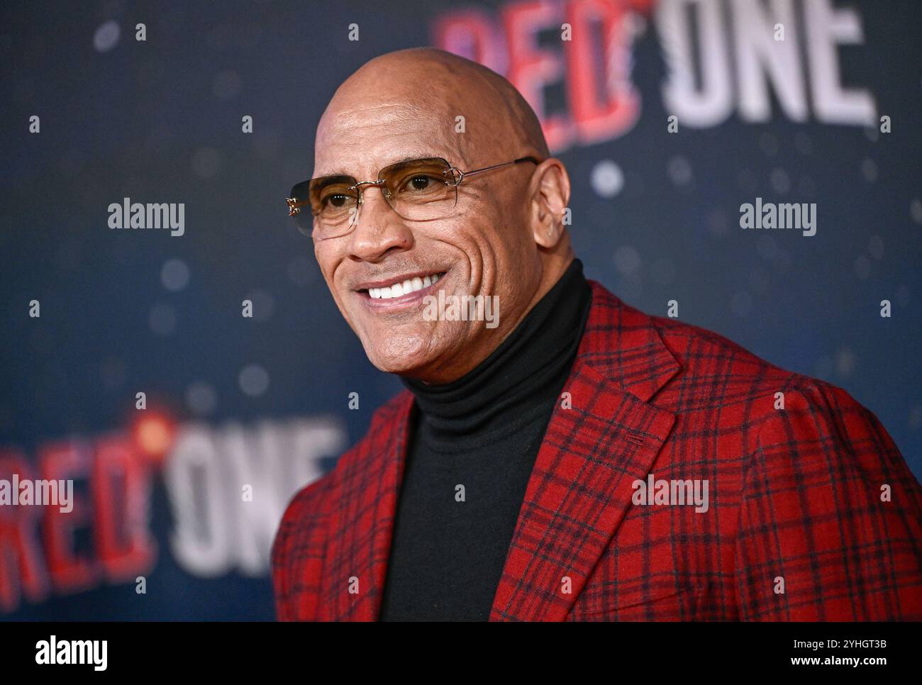 Dwayne Johnson attends the Amazon MGM Studios premiere of "Red One" at ...