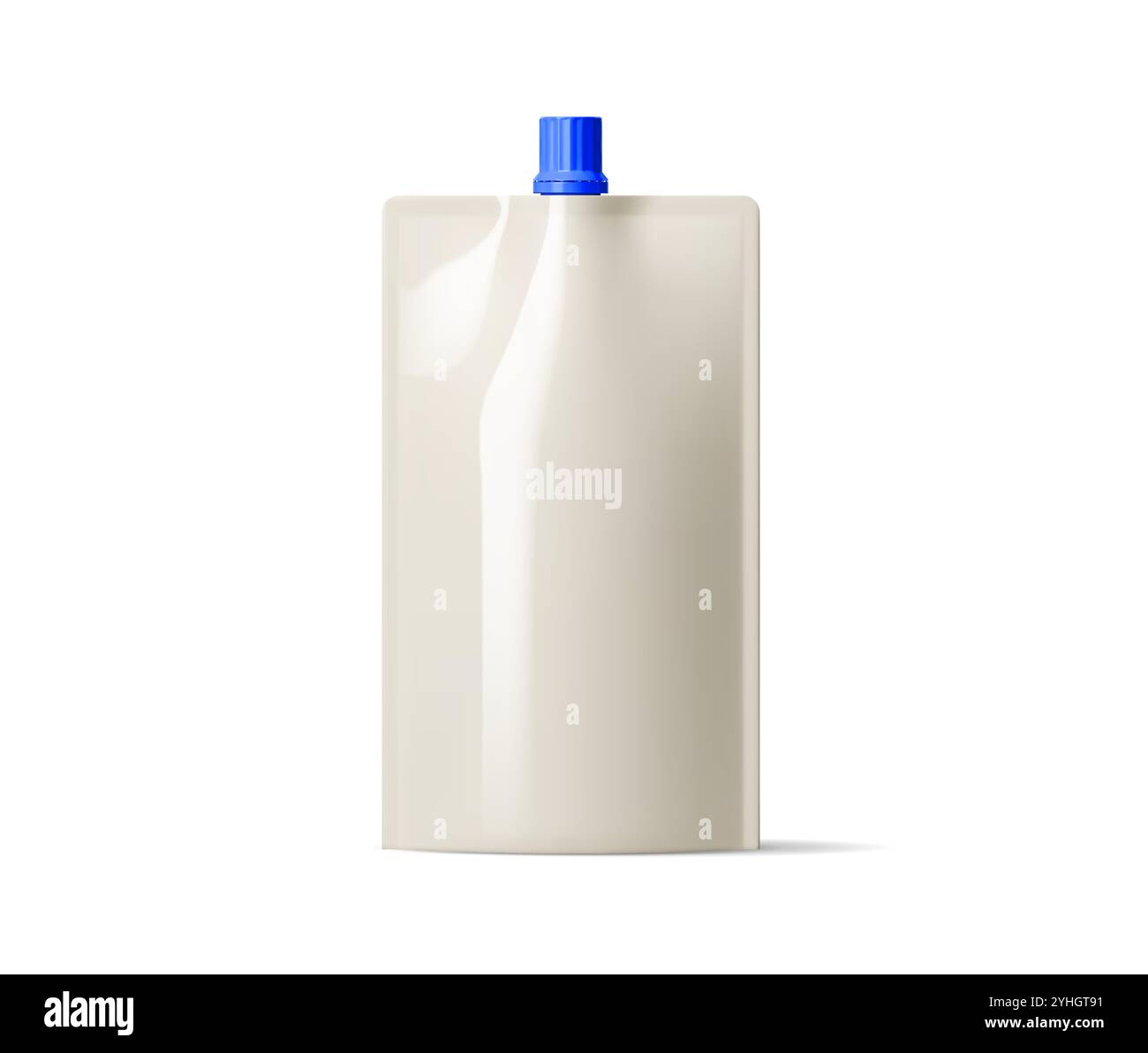 Mayonnaise sauce container package with a blue cap. Realistic 3d vector ...