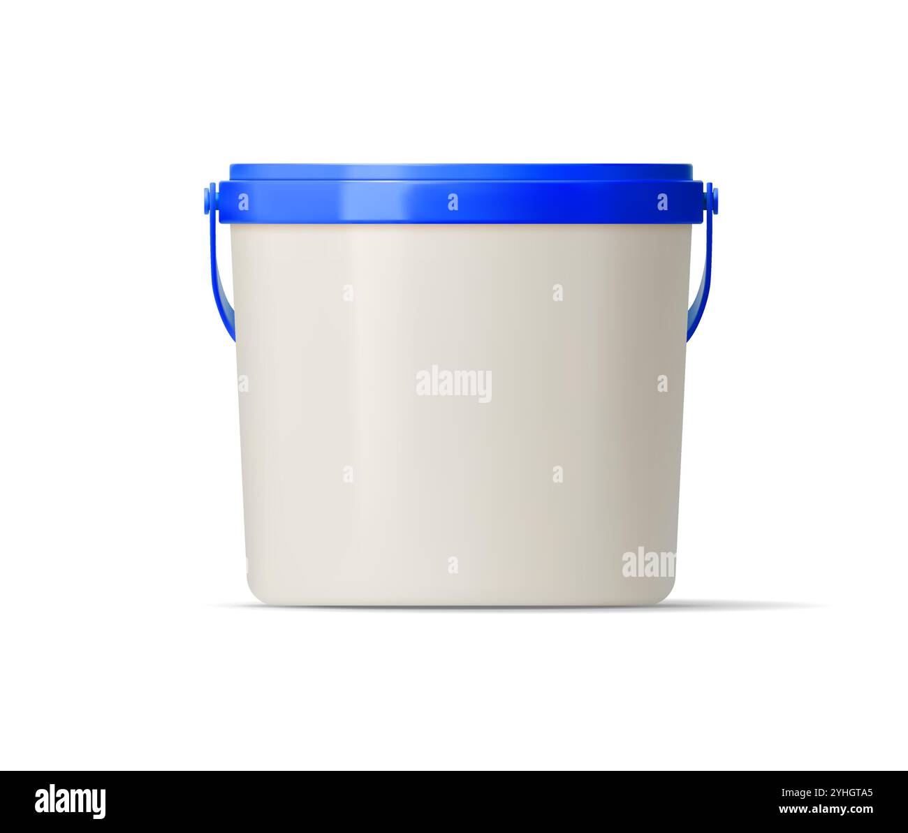 Mayonnaise sauce plastic container package. Isolated realistic 3d ...