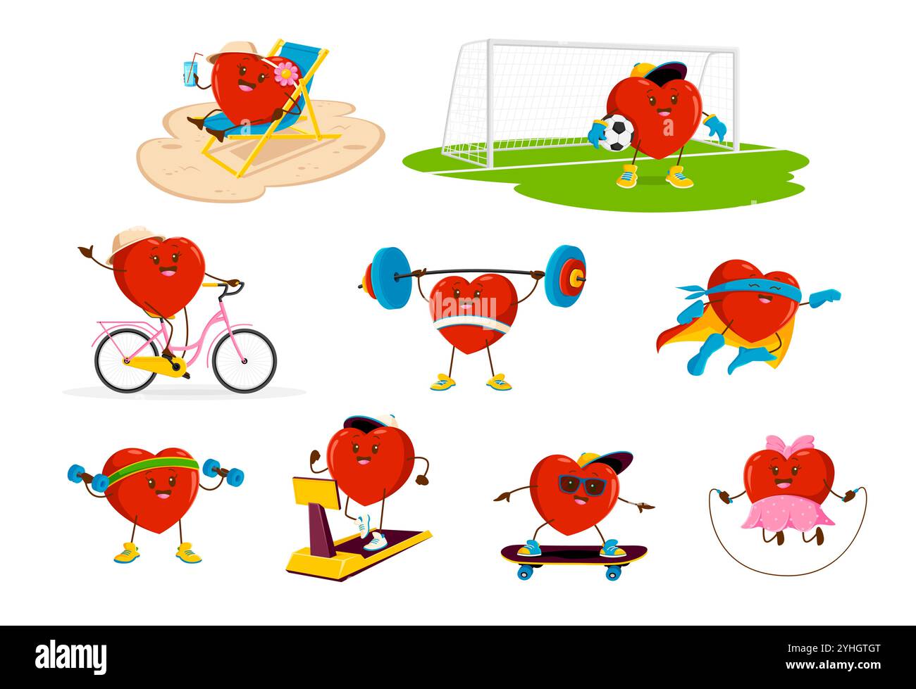Heart Exercise Clip Art