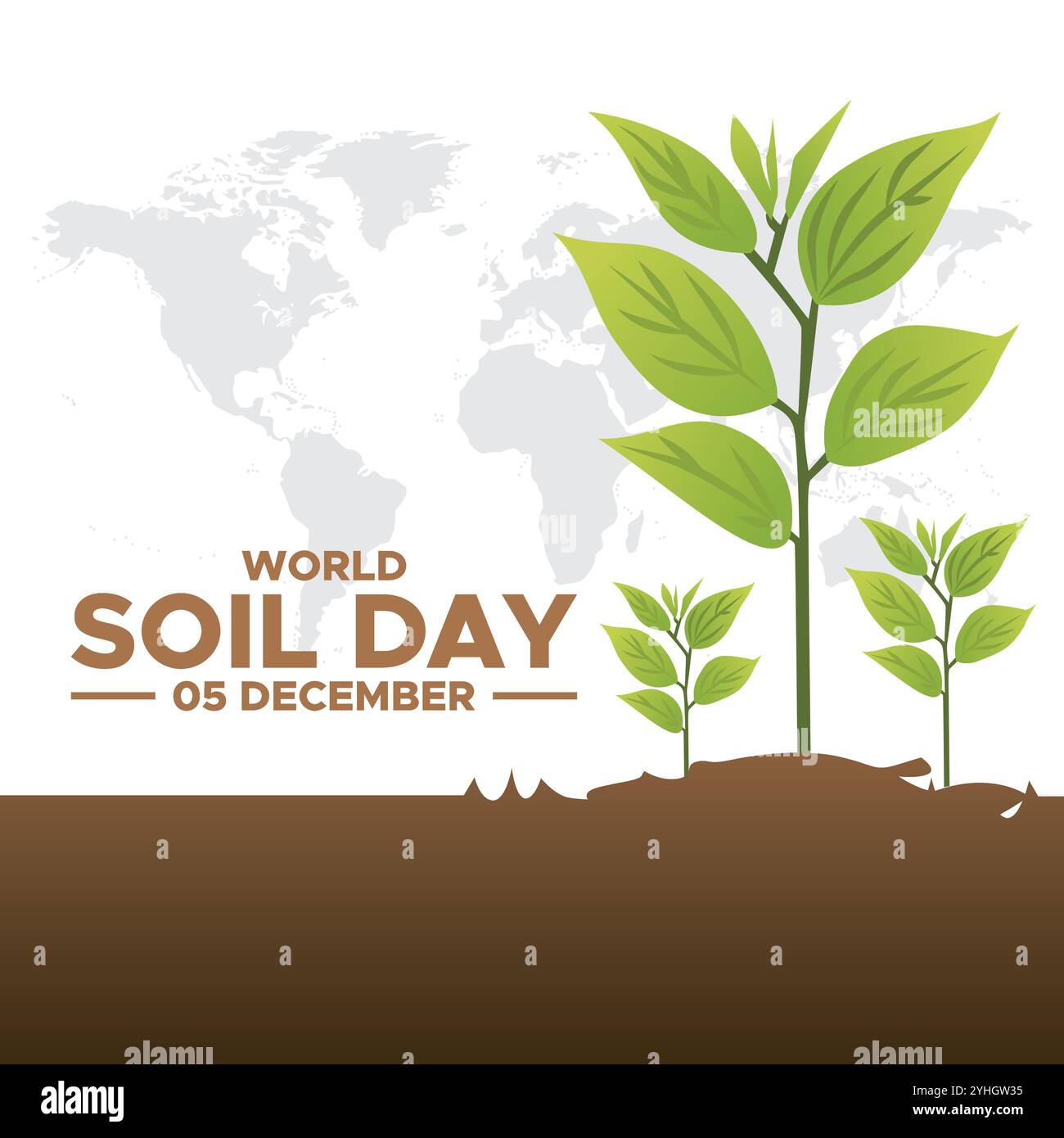 World Soil Day (WSD) Vector Illustration, greeting card, poster, banner ...