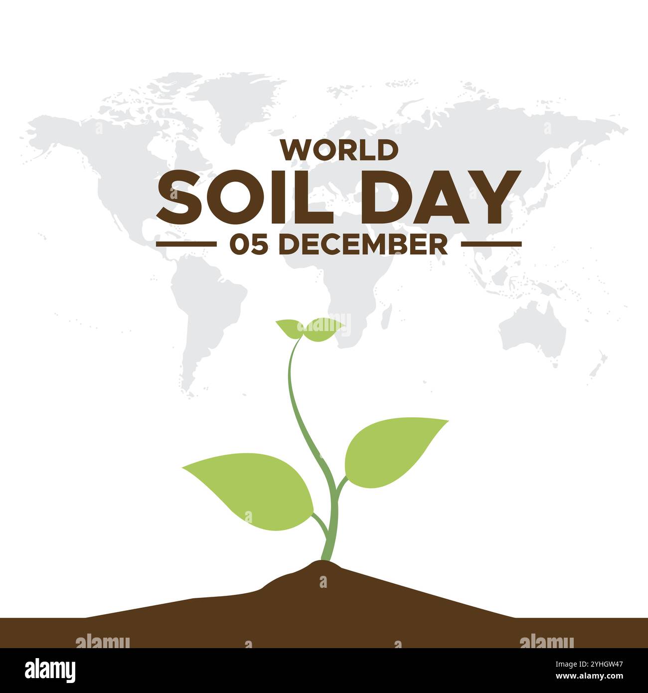World Soil Day (WSD) Vector Illustration, greeting card, poster, banner ...
