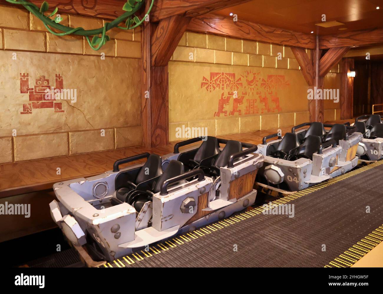 Universal Studio Japan（USJ） unveils to the media a new ride attraction ...