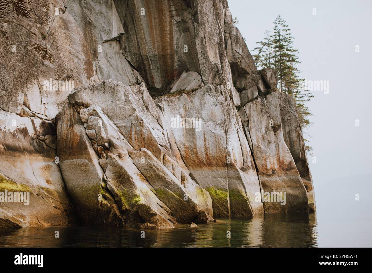 Majestic Cliffs Overlooking Calm Waters with Natural Textures and ...