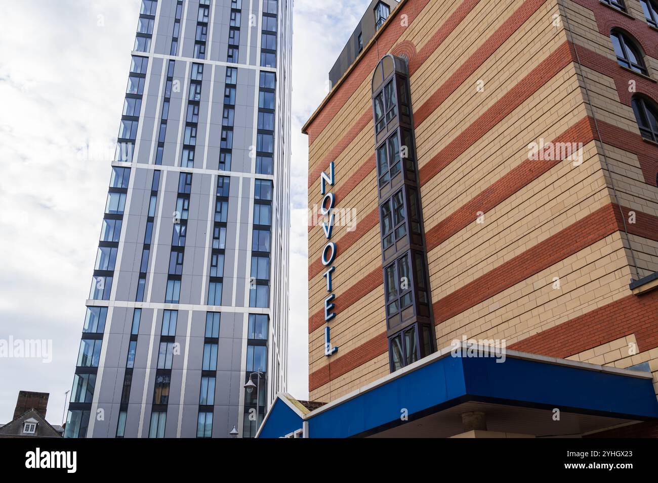 Birmingham, UK – November 11 2024: Exterior signage of the Novotel ...