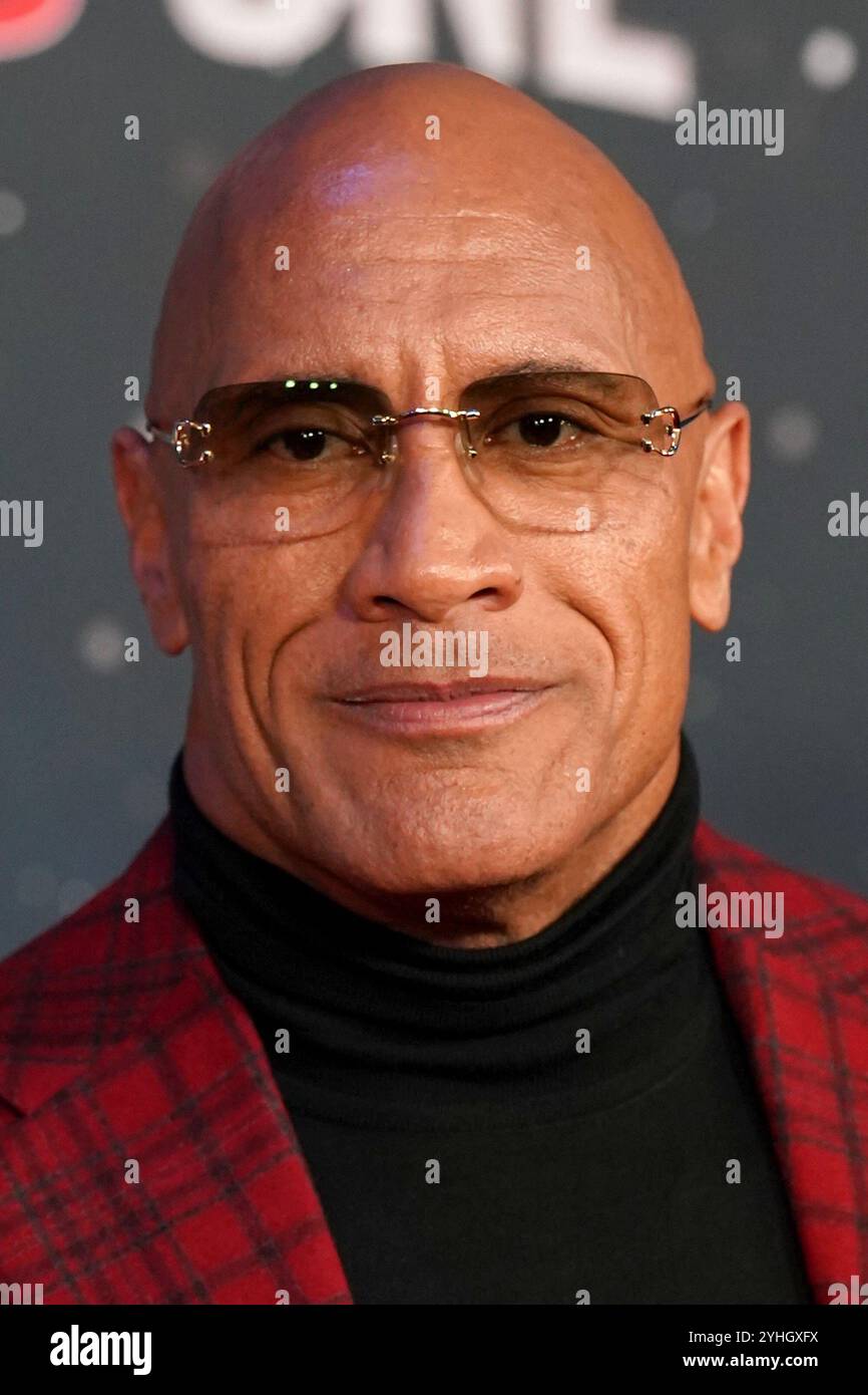 New York, USA. Ny. 11th Nov, 2024. Dwayne Johnson at arrivals for RED ...