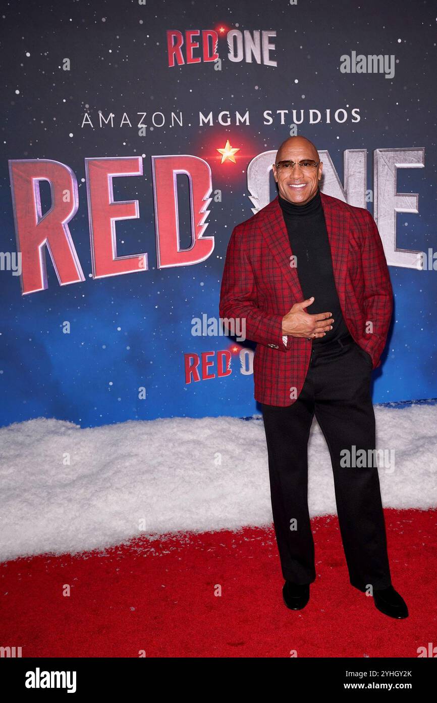 New York, USA. Ny. 11th Nov, 2024. Dwayne Johnson at arrivals for RED ...