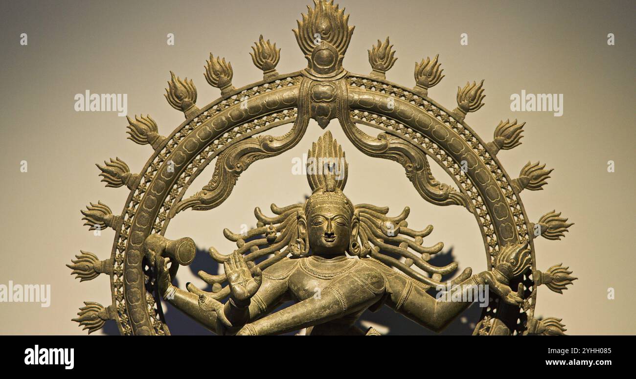 Statue Of Shiva Nataraja: Cosmic Dance Of Shiva One Of Main Deities In ...