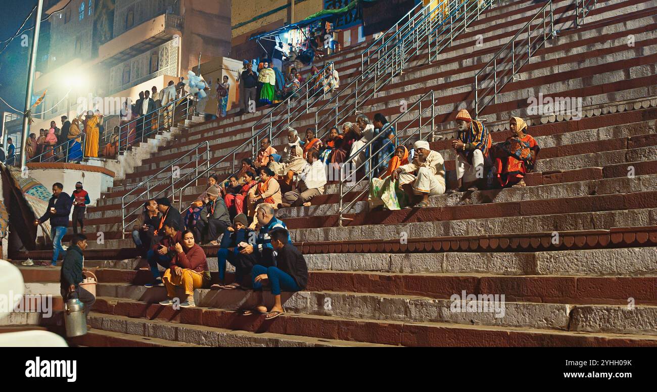 Ganga maha aarti hi-res stock photography and images - Alamy