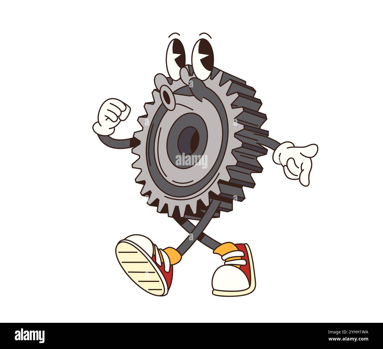Vintage car gear box Stock Vector Images - Alamy