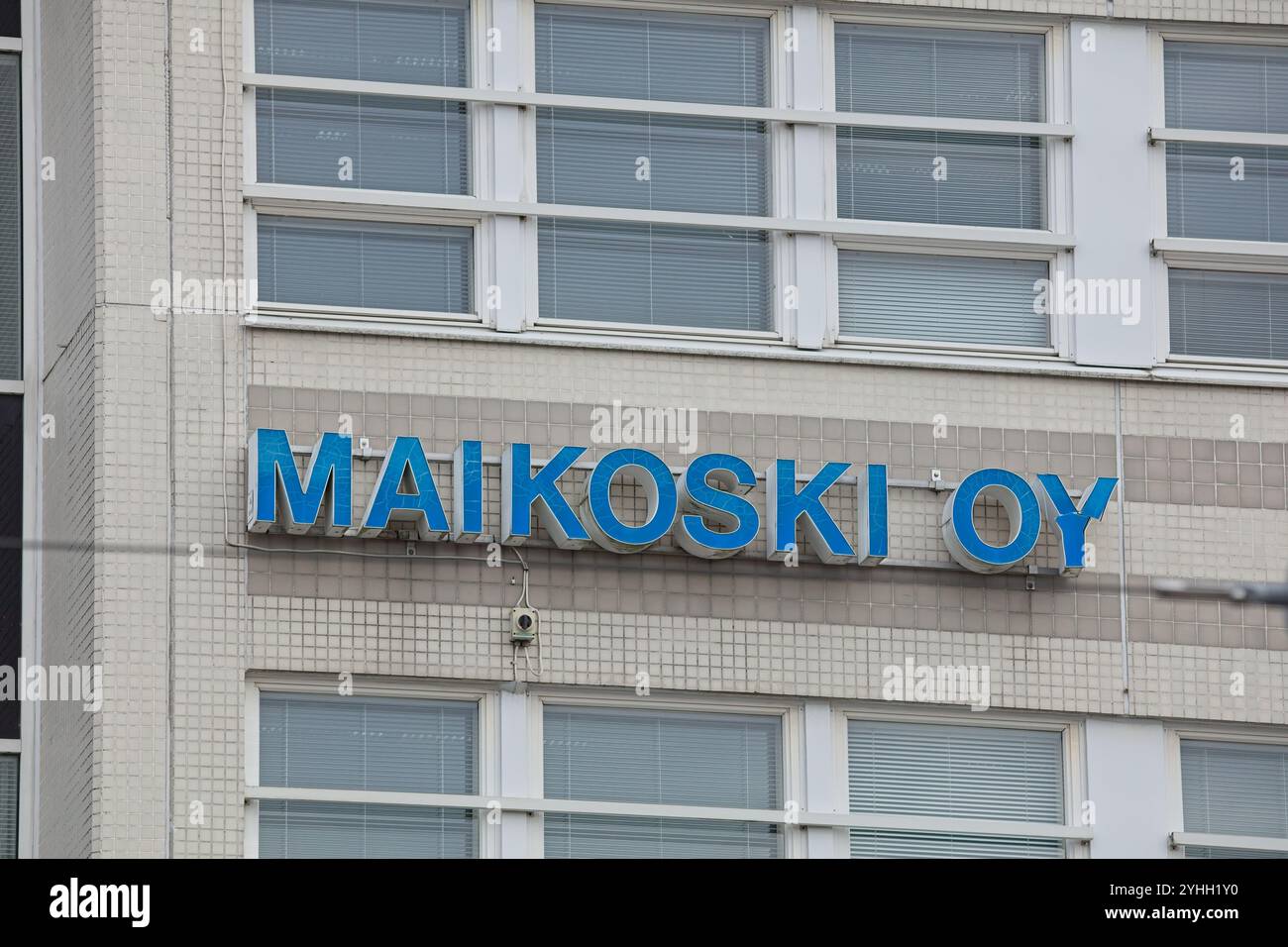 Vantaa, Finland – August 22. 2024: Maikoski Oy logo sign. Maikoski is a property management ...