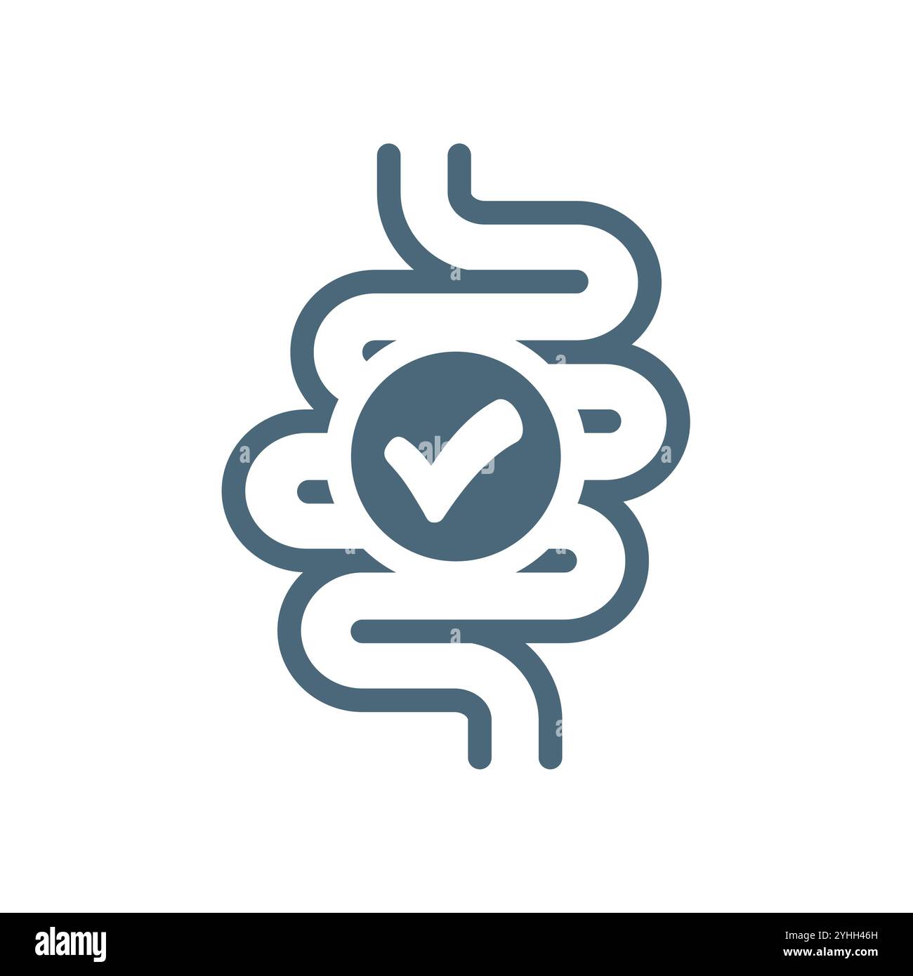 Digestive System Logo Premium Vector | Stomach Logo Icon