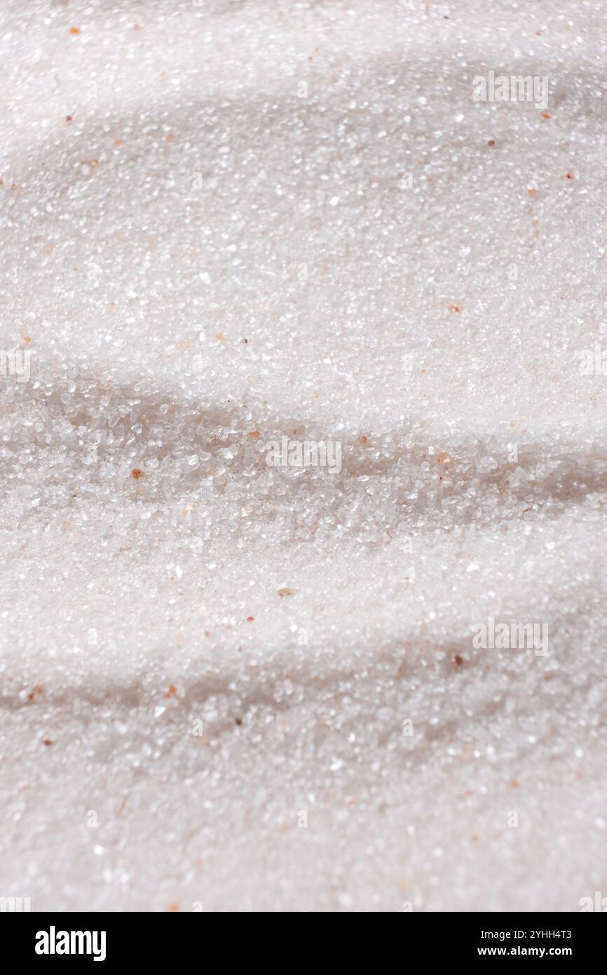 Natural Himalayan Pink Salt Fine Ground Top View Abstract Texture ...