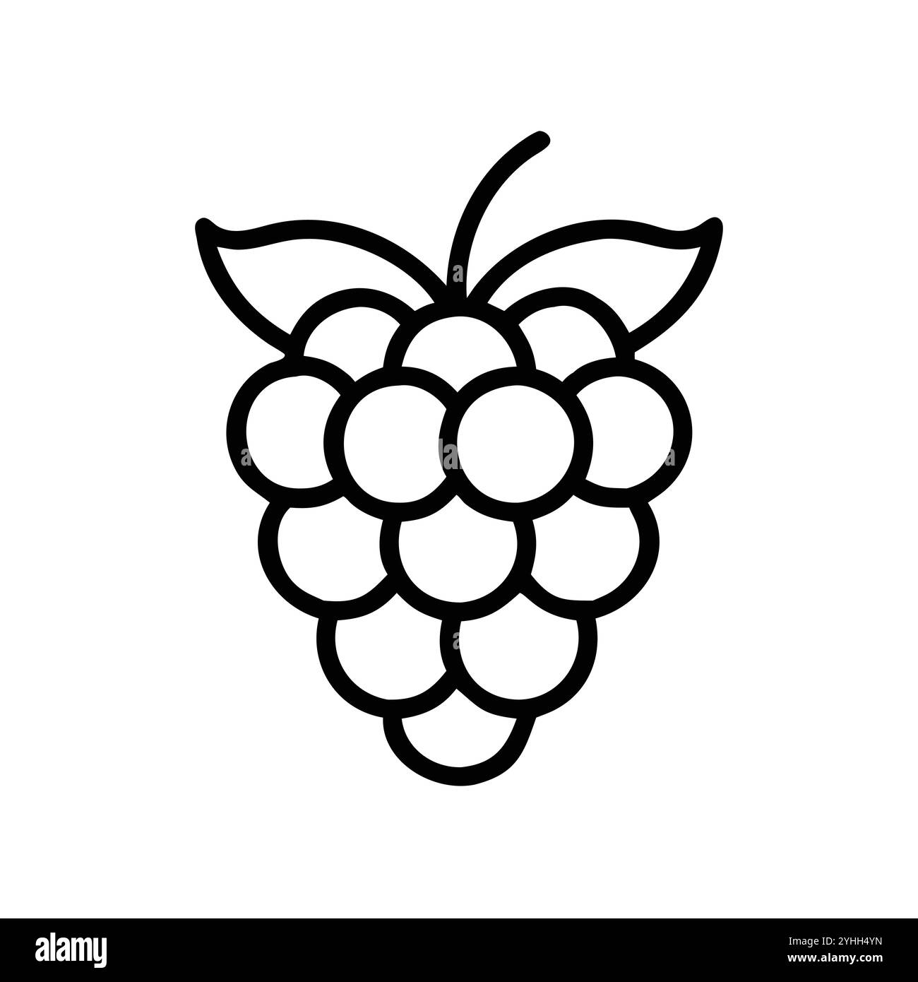 simple vector illustration of a arctic raspberry, in a simple and clean ...