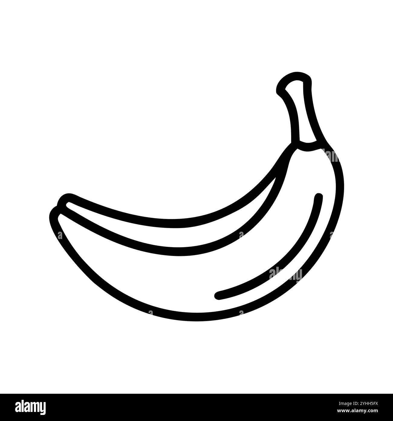 Clean banana icon cartoon Stock Vector Images - Alamy
