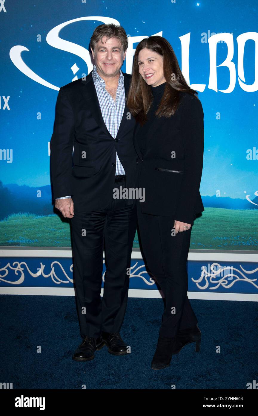 Glenn Slater und Wendy Leigh Wilf bei der Premiere des Netfilx Animationsfilms 'Spellbound' im ...