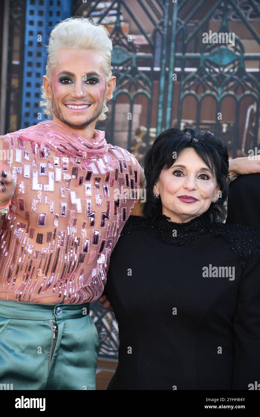 Los Angeles, California, USA 9th November 2024 Actor Frankie Grande and mother Joan Grande ...