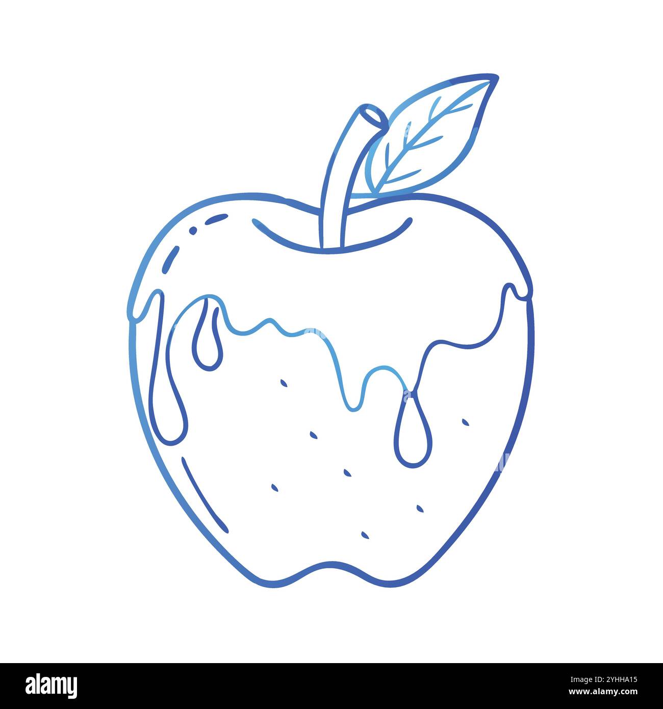 Ice apple fruits Stock Vector Images - Alamy