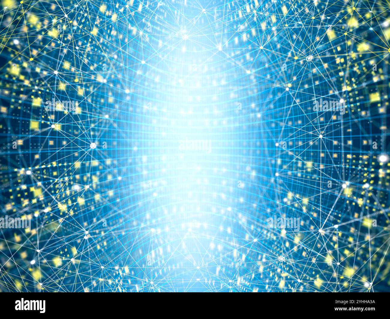 Electronic network space Stock Photo - Alamy