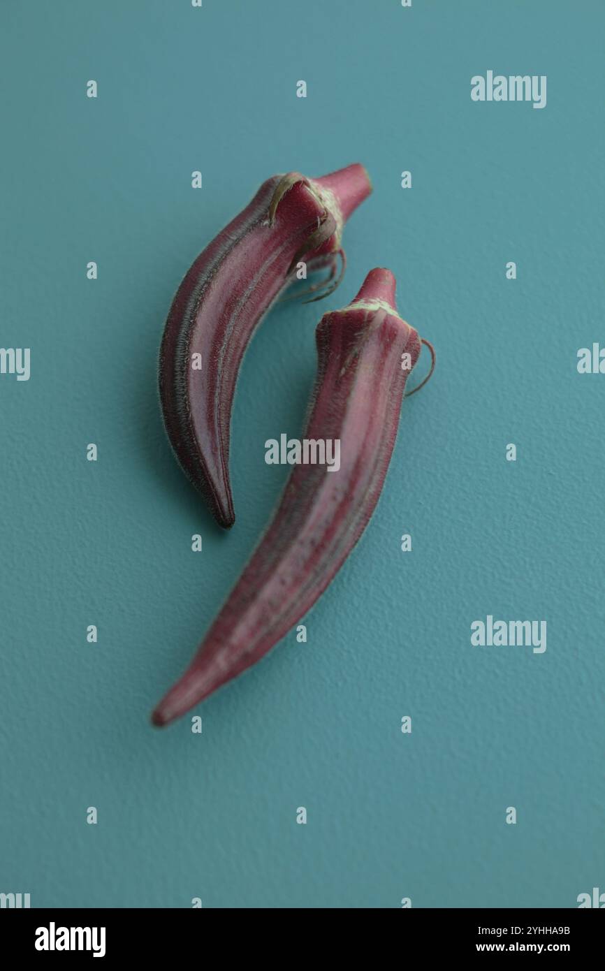 Red okra hi-res stock photography and images - Alamy