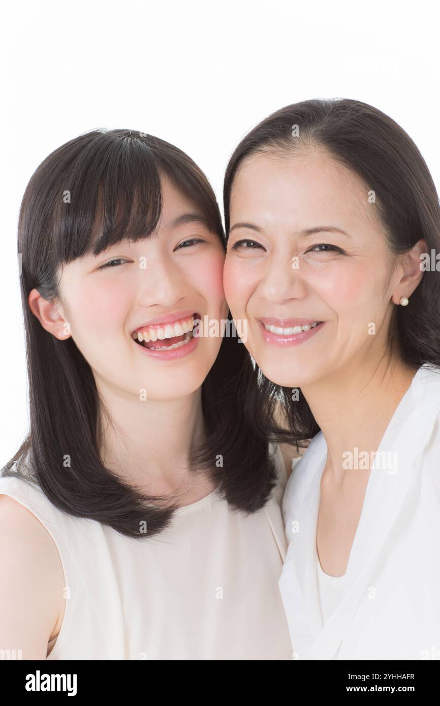 Beauty image of mother and daughter Stock Photo - Alamy