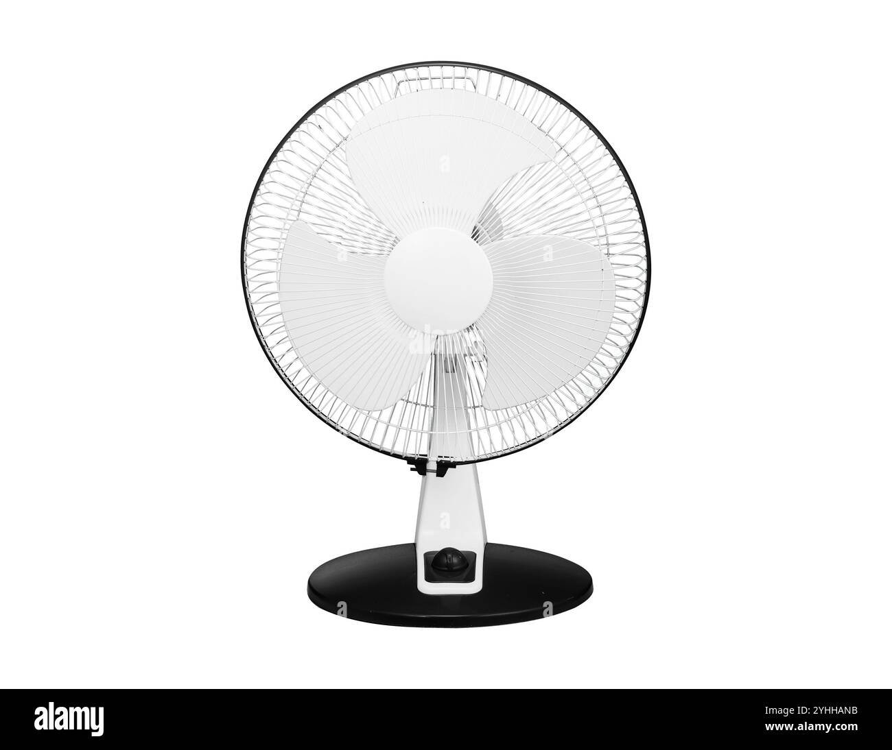 Electric Table Fan Isolated on White Background Stock Photo - Alamy